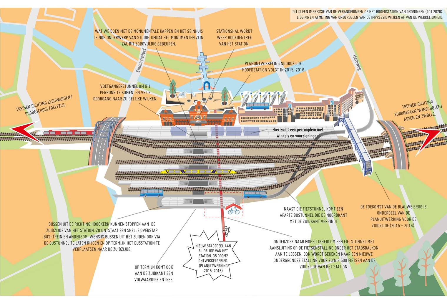 Station Groningen wordt ingrijpend vernieuwd - architectenweb.nl